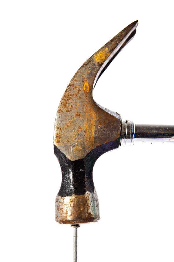 Hammer Hitting A Nail Picture. Image: 17380536