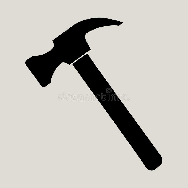A Hammer Icon is a Minimalistic Graphic Representation of a Hammer ...
