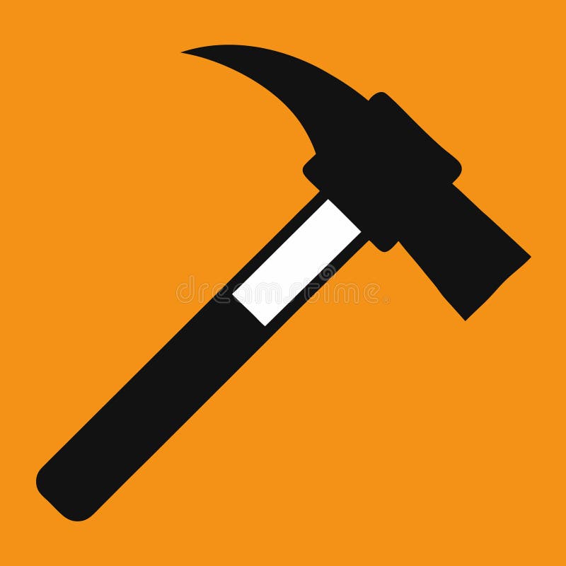 A Hammer Icon is a Minimalistic Graphic Representation of a Hammer ...
