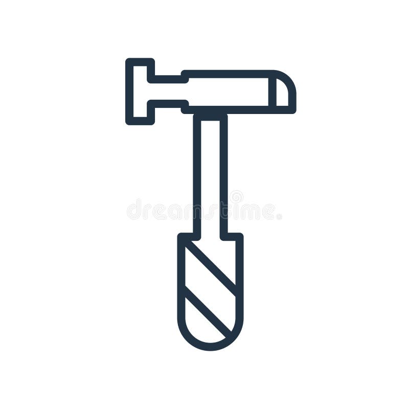 Hammer Icon Vector Isolated on White Background, Hammer Sign Stock ...