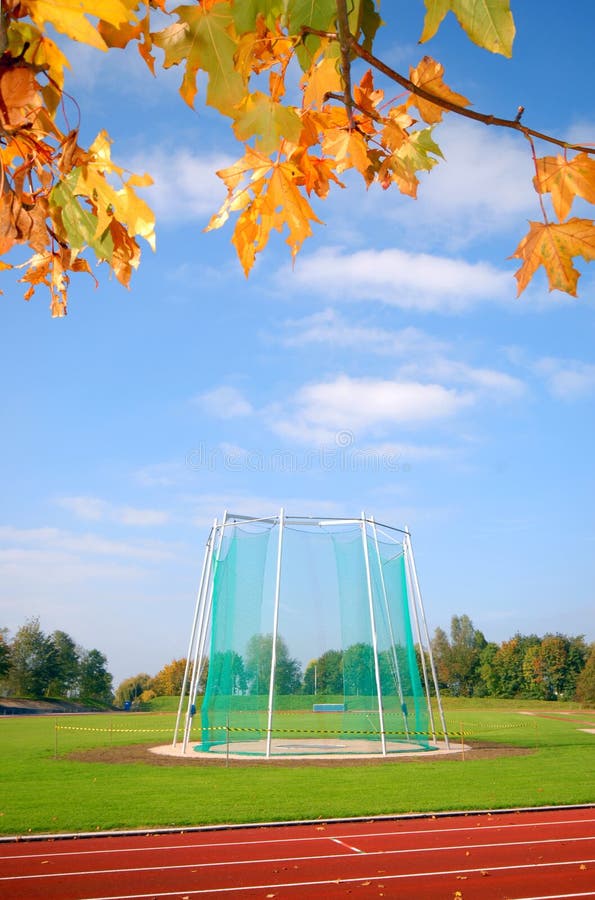 The Hammer and Javelin -throwing Area Stock Photo - Image of autumn ...