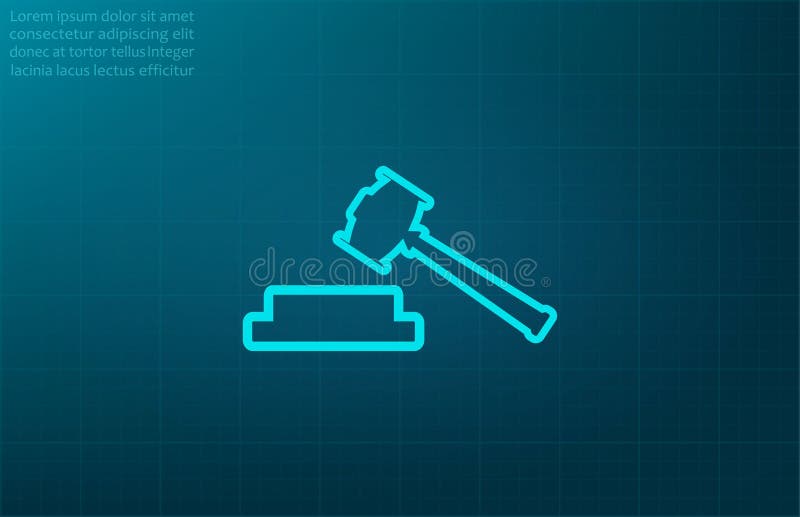 13Vector Illustration, Blue Background. Stock Vector - Illustration of ...