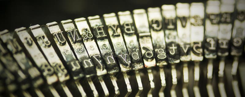 Hammer Keys Old Type Writer Vintage Filter Stock Photos - Free ...