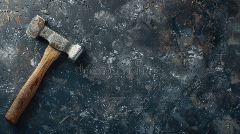 A Hammer Laying on a Dirty Surface. Suitable for Construction Projects ...