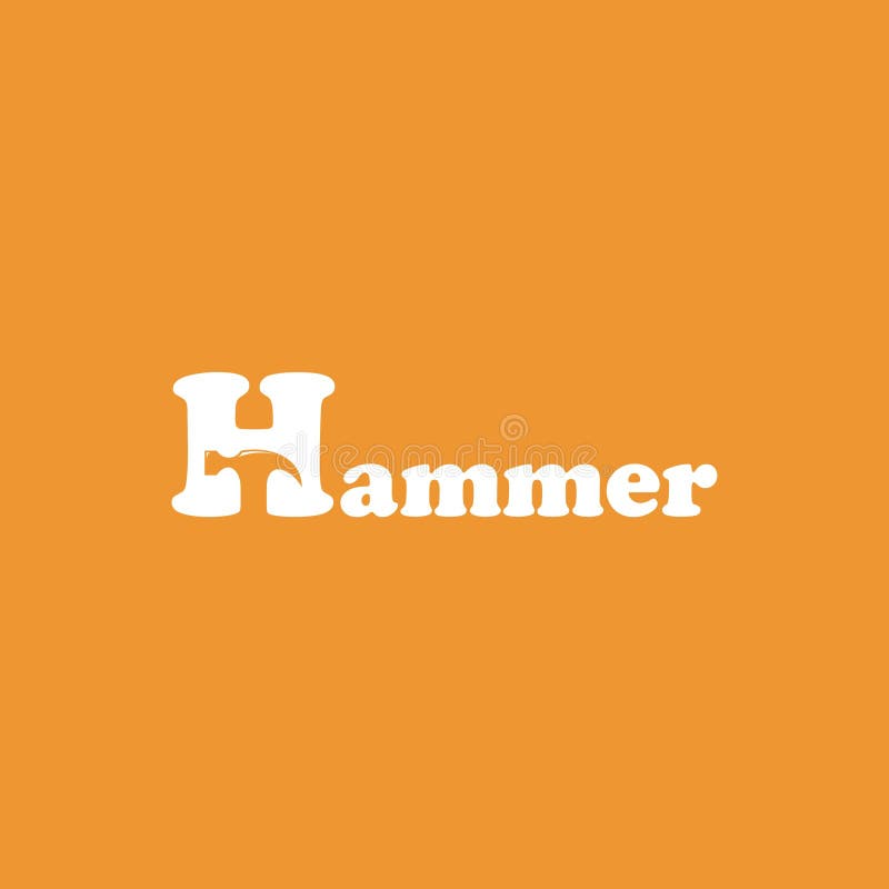 Hammer Logo Design Template. Design Elements for Logo, Label, Emblem ...