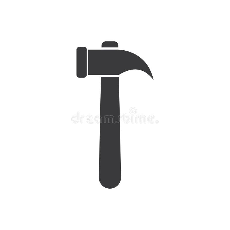 Hammer logo icon stock vector. Illustration of construction - 310741090