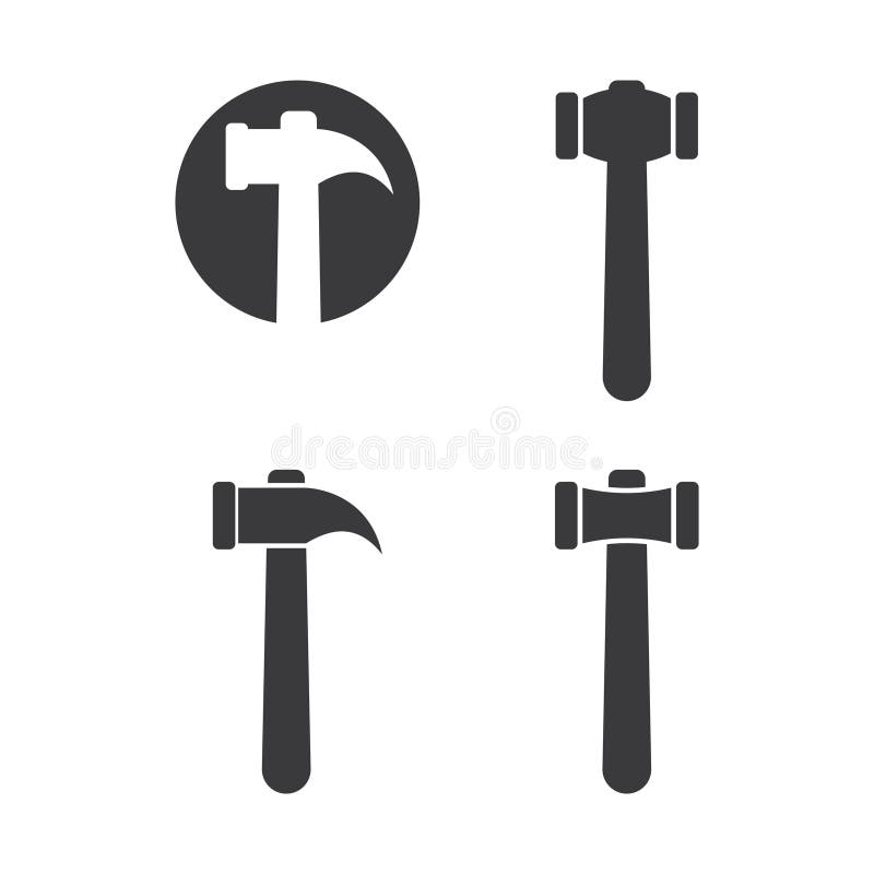 Hammer logo icon stock vector. Illustration of engineer - 312042023
