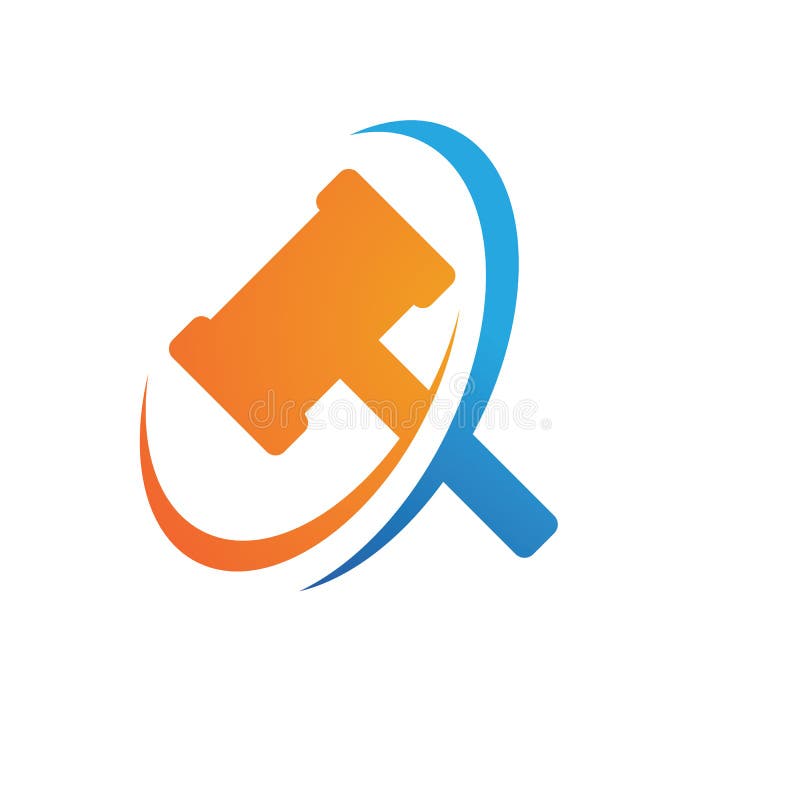 Hammer Logo Vector Illustration Design Stock Vector - Illustration of ...