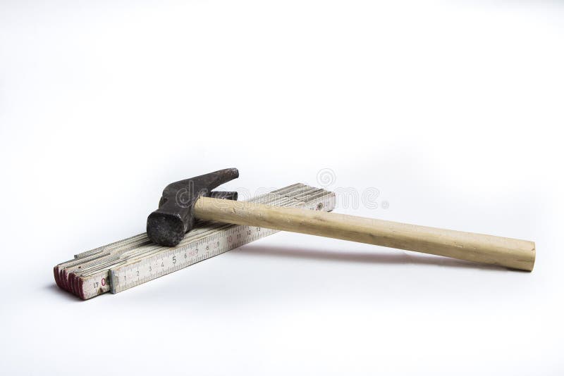 Hammer and meter stock photo. Image of construction, building - 62935658