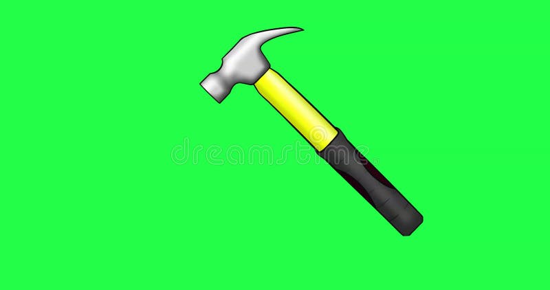 Hammer Moving Swing Animation Transparent Background Stock Video ...