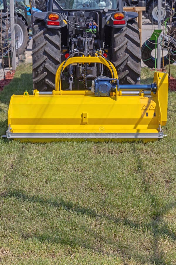 Hammer Mulcher Machine stock image. Image of orchard - 361406727