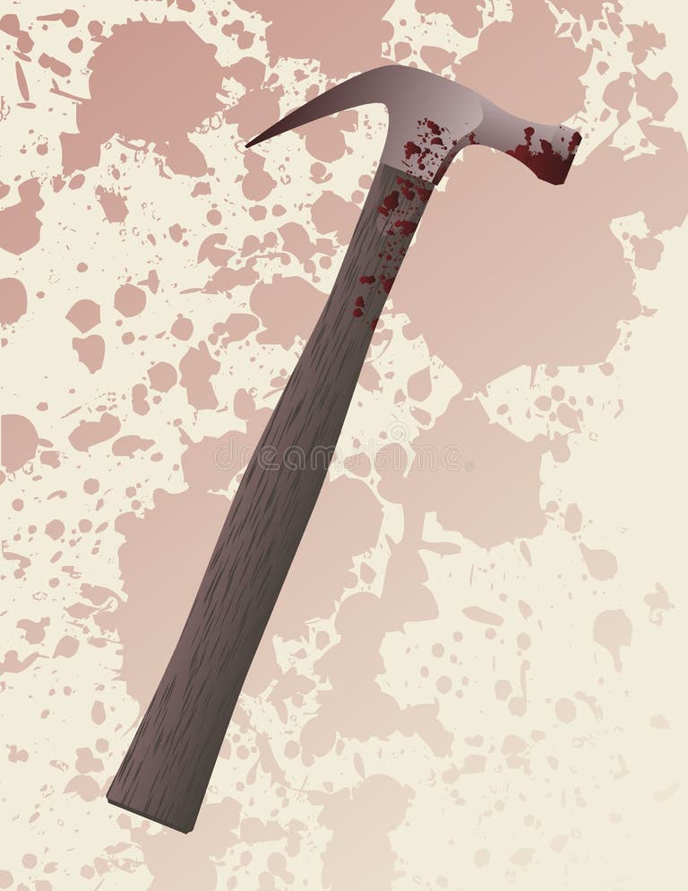 Bloody Hammer Stock Illustrations – 45 Bloody Hammer Stock ...