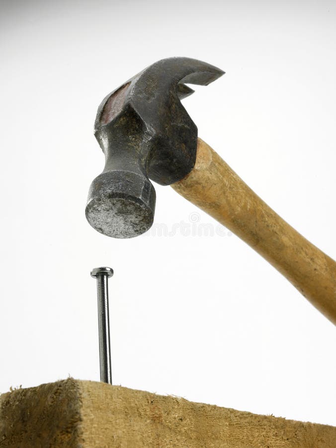 Hammer and nail stock photo. Image of equipment, head - 5937238
