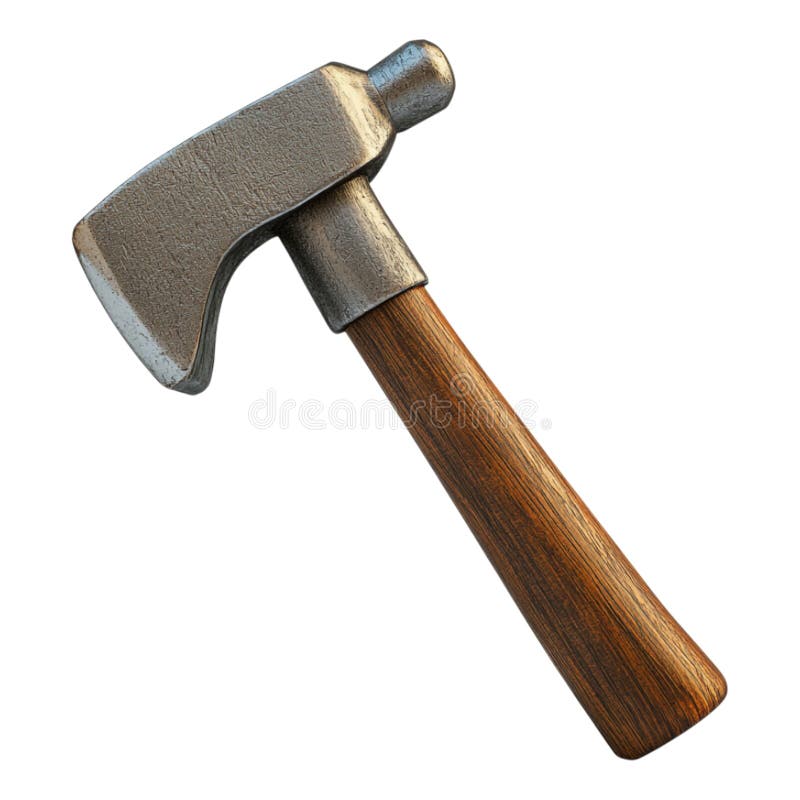 Hammer and Nails Isolated Against a Transparent Background for Tools ...
