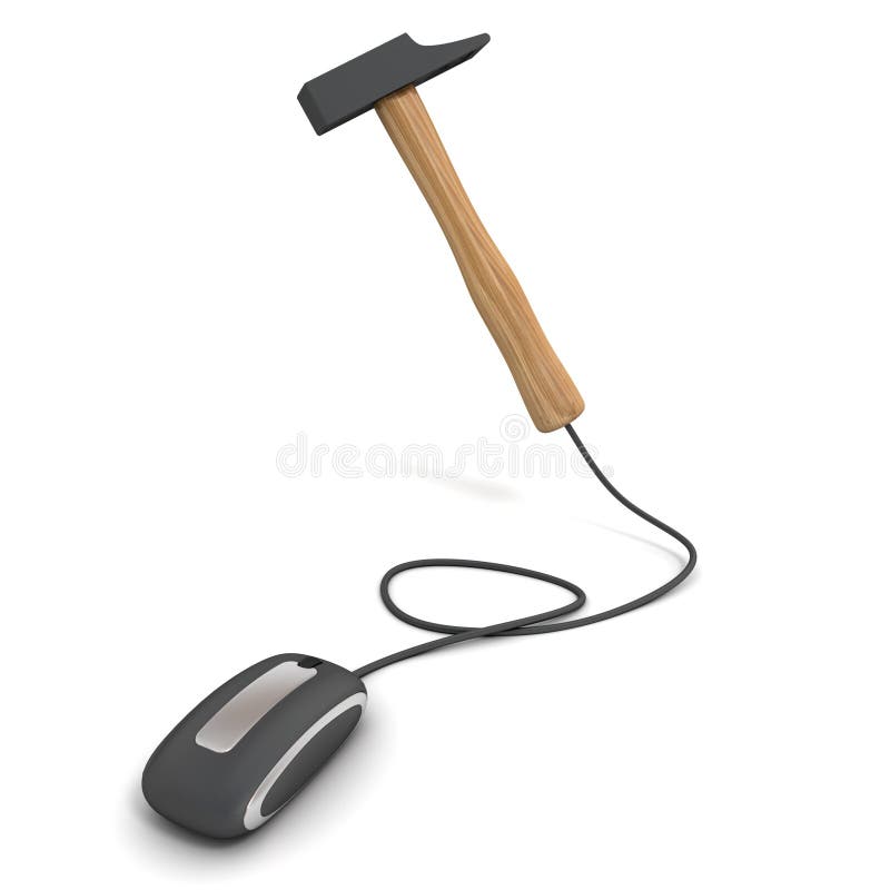 Hammer online stock illustration. Illustration of rendering - 13923118