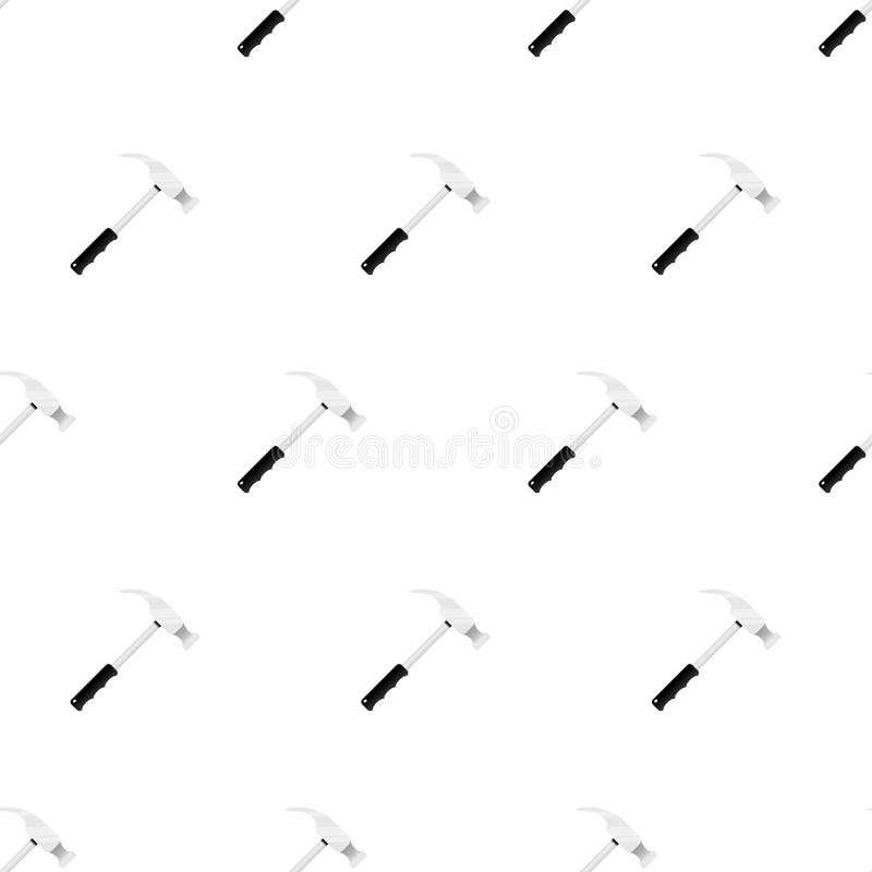 A Hammer. Seamless Pattern. a Beautiful New Shiny All-rounder for the ...