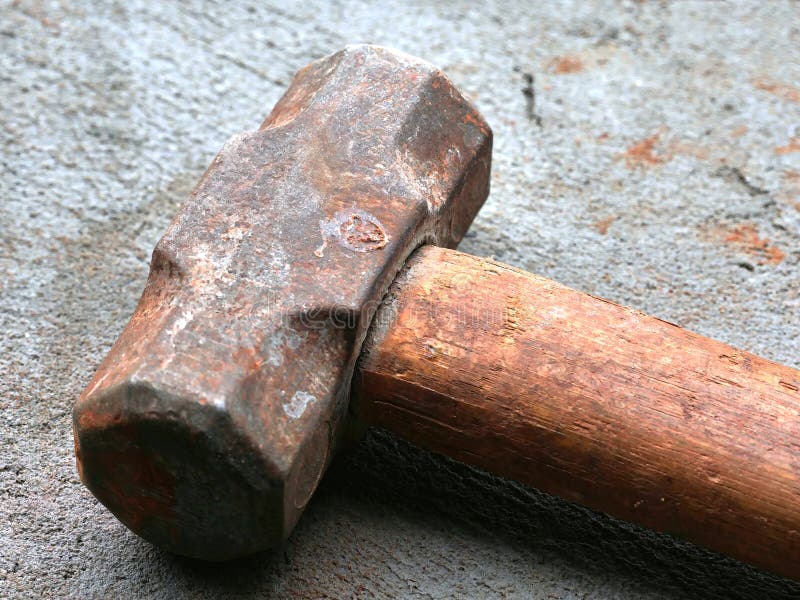 Hammer Steel Iron Octagonal Hammer Stock Photo - Image of occupation ...