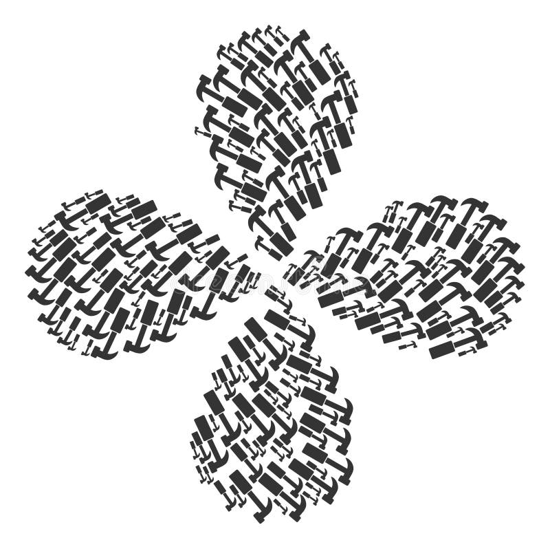 Hammer Swirl Stream stock illustration. Illustration of build - 207878239
