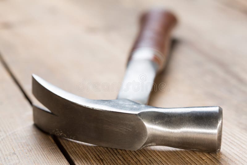 Hammer on table stock photo. Image of hammer, objects - 45545572