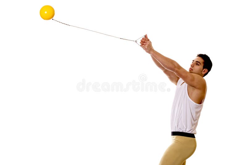 Hammer Throw 1 stock photo. Image of poised, people, coaching - 669472