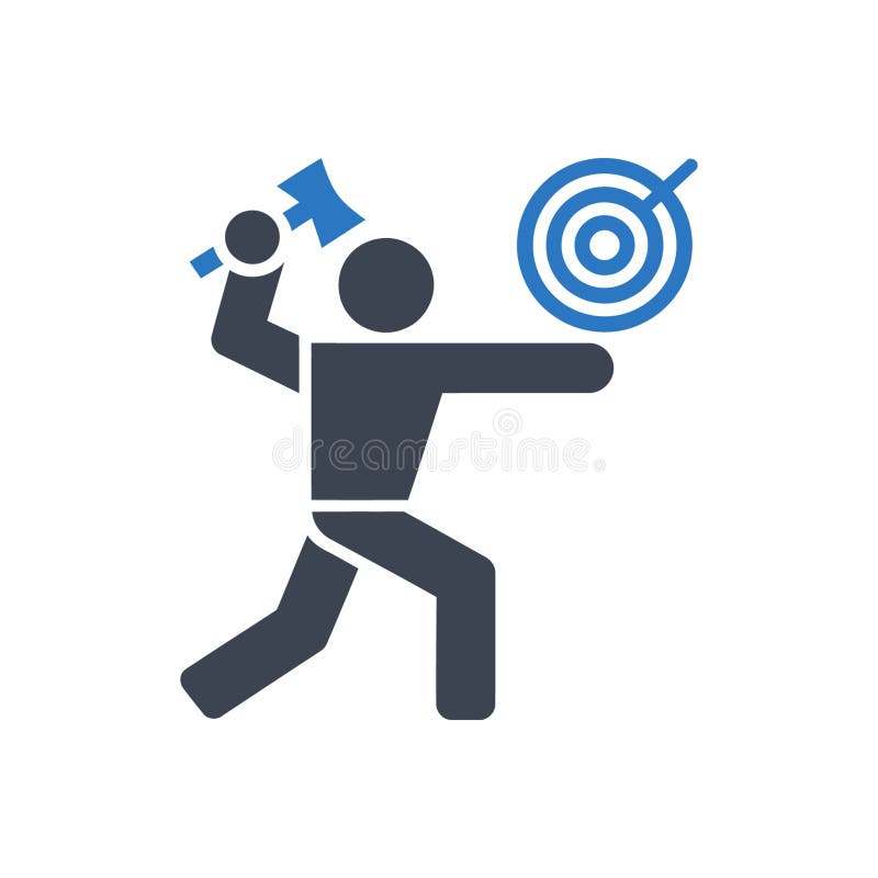Hammer Throw Icon stock vector. Illustration of action - 374474445