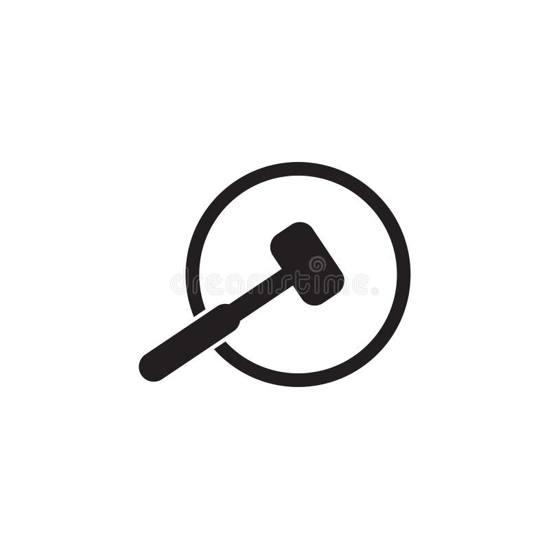 Hammer Tool Logo Design Vector Template Stock Vector - Illustration of ...
