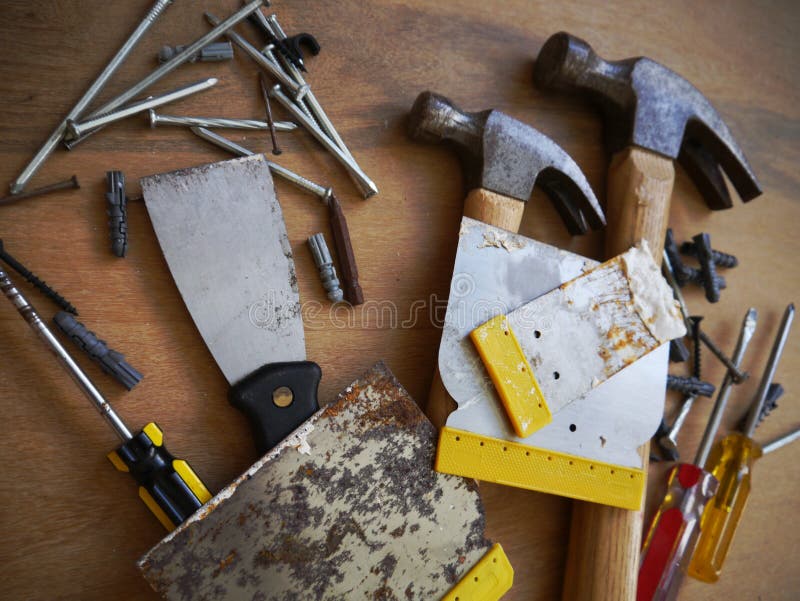 Hammer Tool Screwdriver Toolbox Stock Image - Image of screwdriver ...
