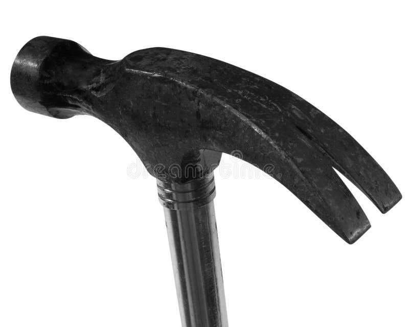 Hammer top, outlined stock image. Image of repairman, improvement - 2319609