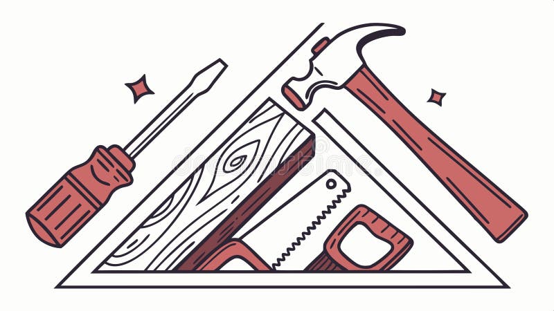 Hammer and Tools Corner, Construction and Repair Equipment Vector ...