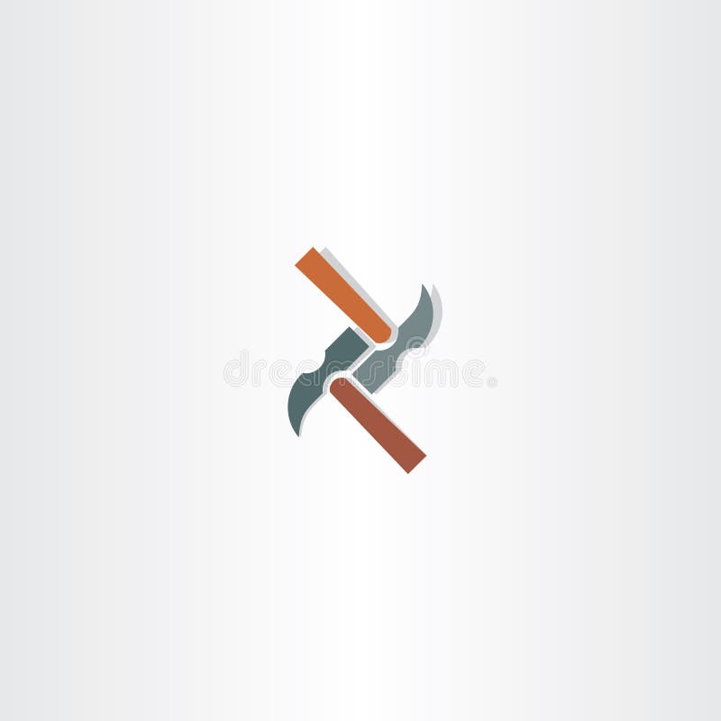 Hammer Vector Abstract Icon Stock Vector - Illustration of hard, vector ...