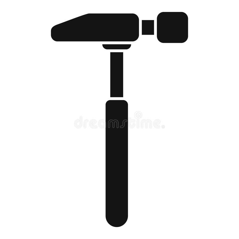 Hammer with Wooden Handle for Construction and Repair Stock Vector ...