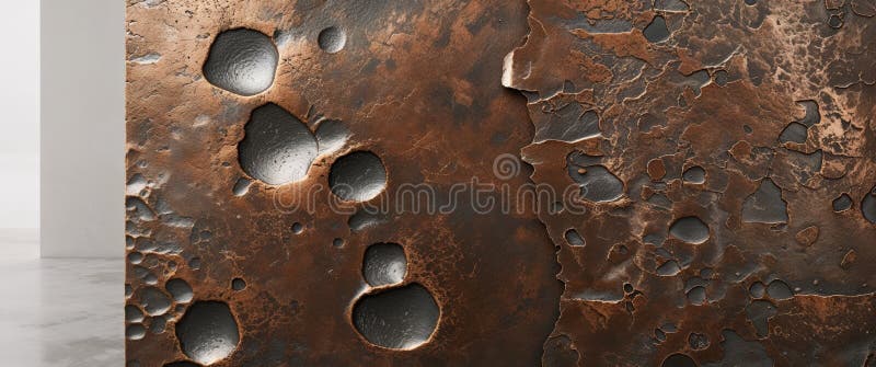 Hammered Bronze Texture with Visible Dents and Textured Finish for ...