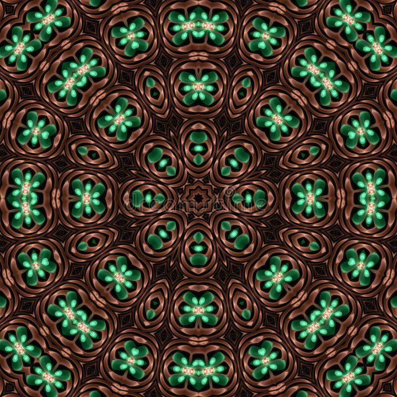 Hammered copper mandala stock illustration. Illustration of white - 4683689