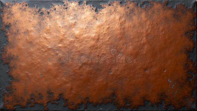 Hammered Copper Texture with Warm Tones and Dark Patina Stock ...