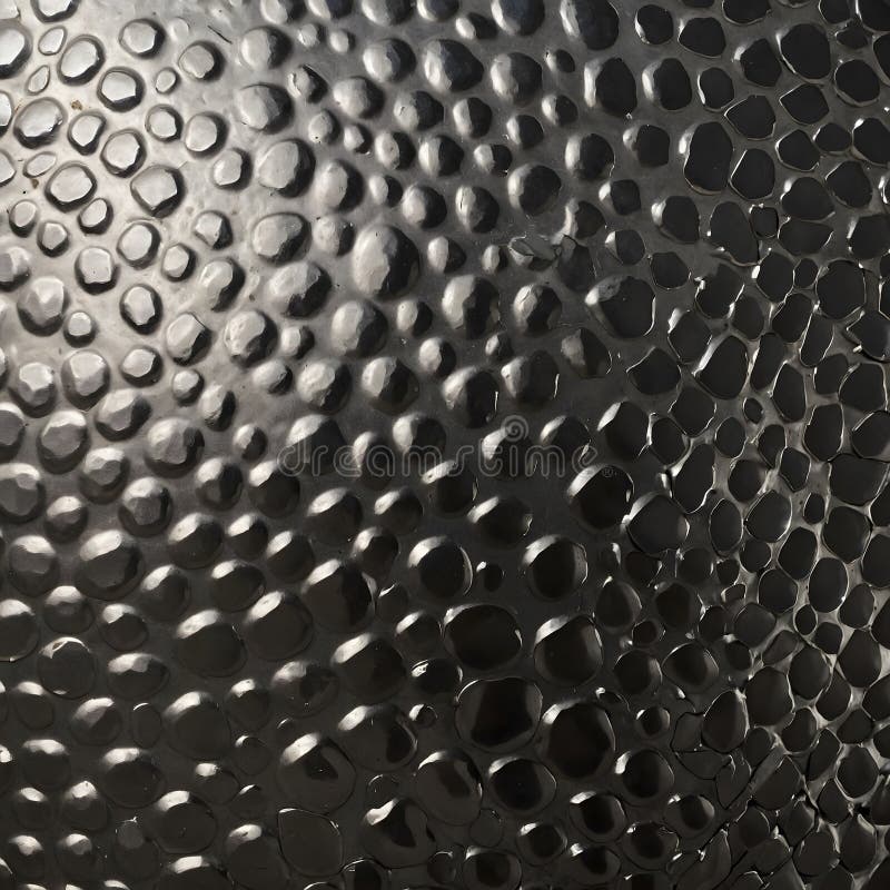 Hammered Metal Texture with Dimpled Surface and Soft Light Reflection ...