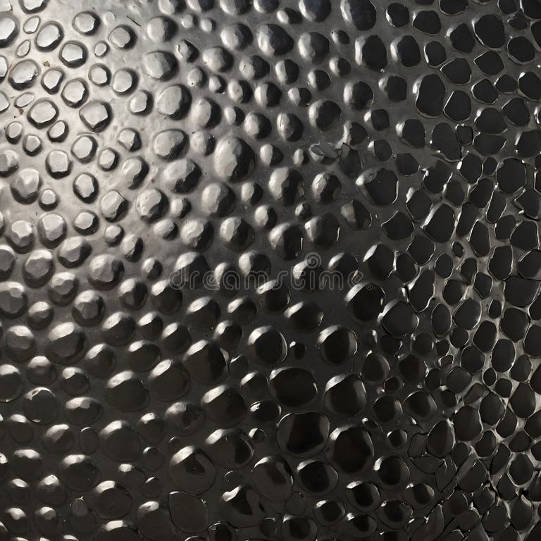Hammered Metal Texture with Dimpled Surface and Soft Light Reflection ...
