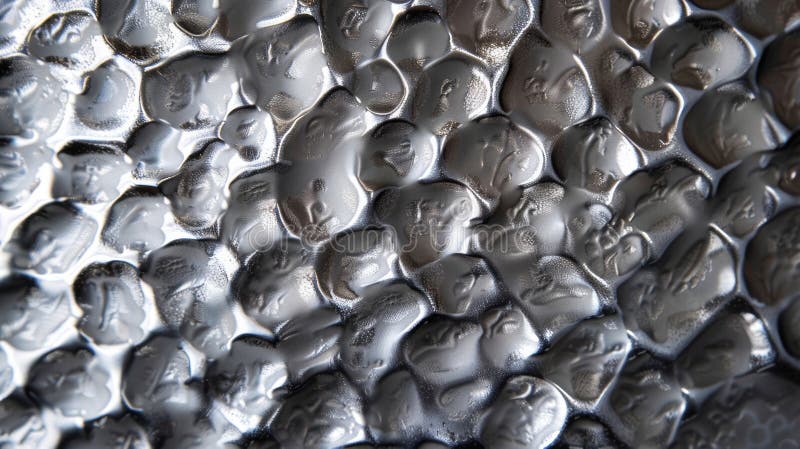 A Hammered Texture with a Series of Small Raised Bumps and Ridges that ...