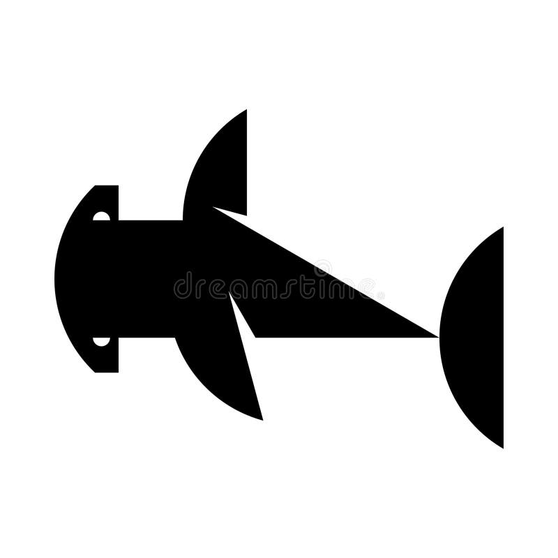 Hammerhead Shark logo stock vector. Illustration of marine - 333824276
