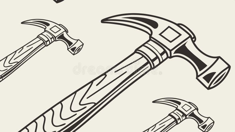 Hammers Illustration, Construction and Repair Tools Vector Design ...
