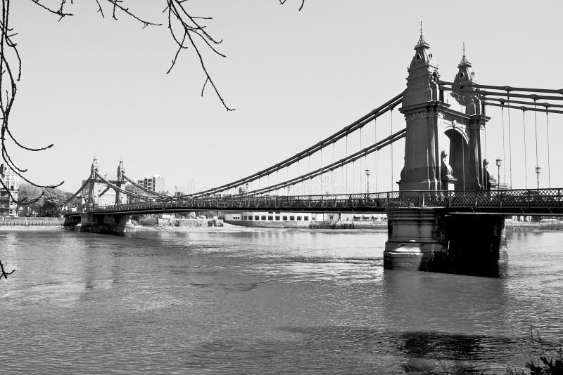 Hammersmith Bridge stock image. Image of bridges, william - 13649207