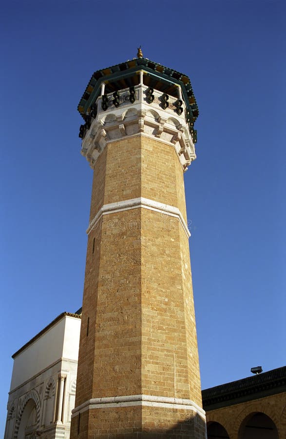 Hammouda Pasha Mosque, Tunis, Tunisia Stock Photo - Image of hell ...