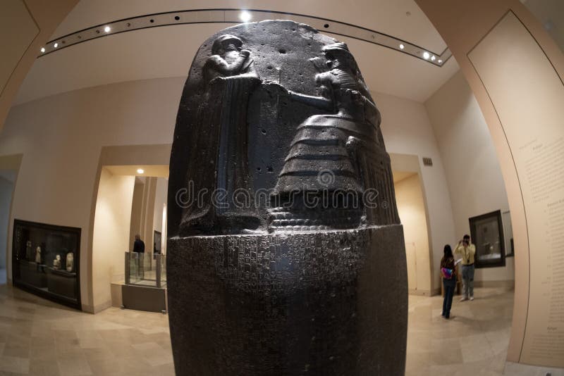 Hammurabi Law Code of Mesopotamia Stone Editorial Photography - Image ...