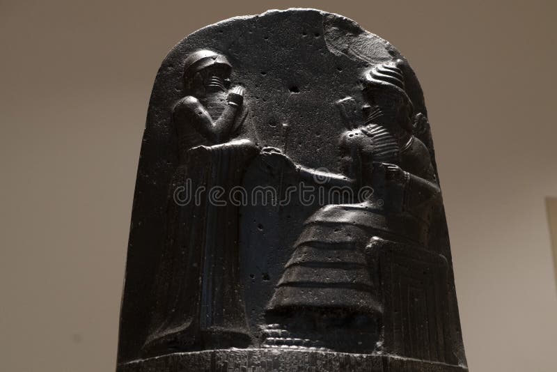 Hammurabi Law Code of Mesopotamia Stone Editorial Image - Image of ...