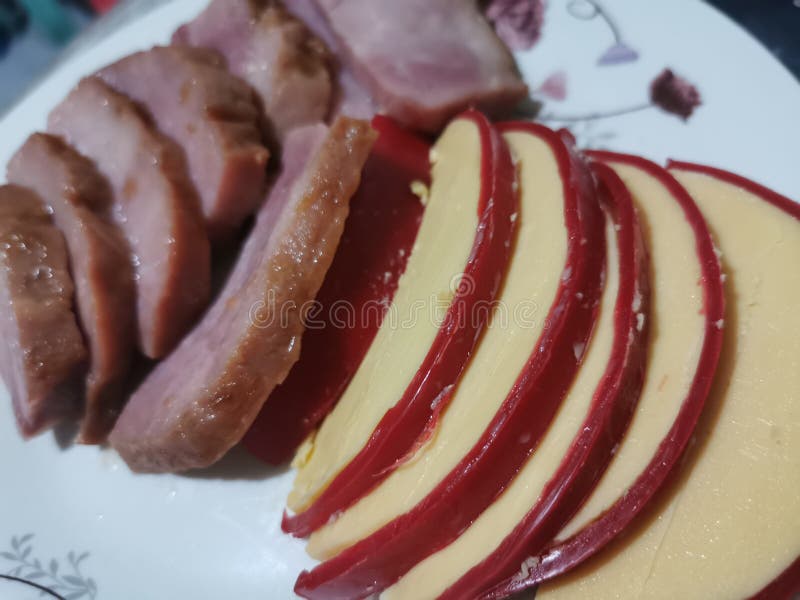 Hamon at Keso De Bola stock photo. Image of hamon, keso - 174378034