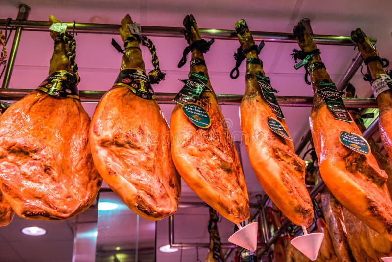 Hamon at the Valencian Mercado Central Editorial Photography - Image of ...