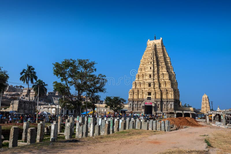 Stunning View at Sree Virupaksha Temple, Hampi, Karnataka, India ... Stunning View at Sree Virupaksha Temple, Hampi, Karnataka, India ...