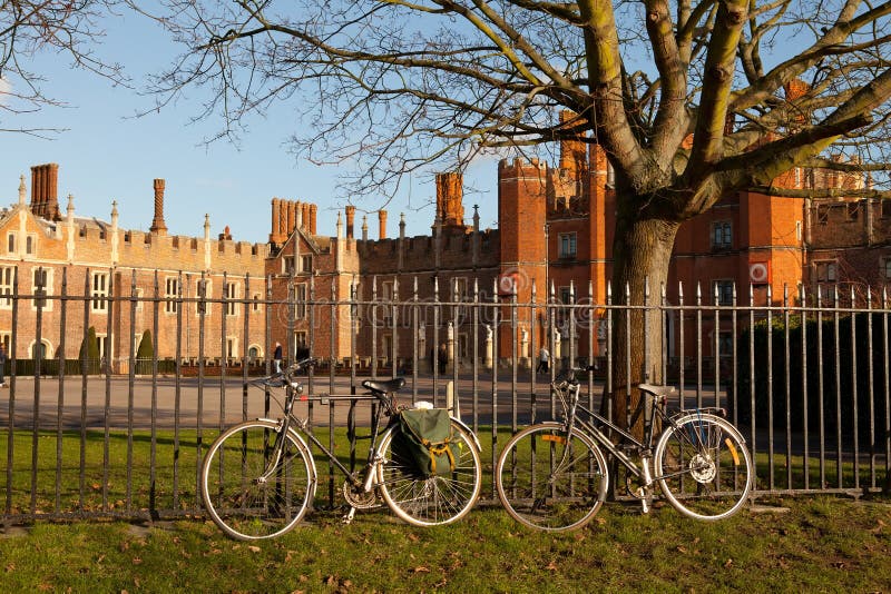 Hampton Court Bicycles stock image. Image of royal, palace - 23276997