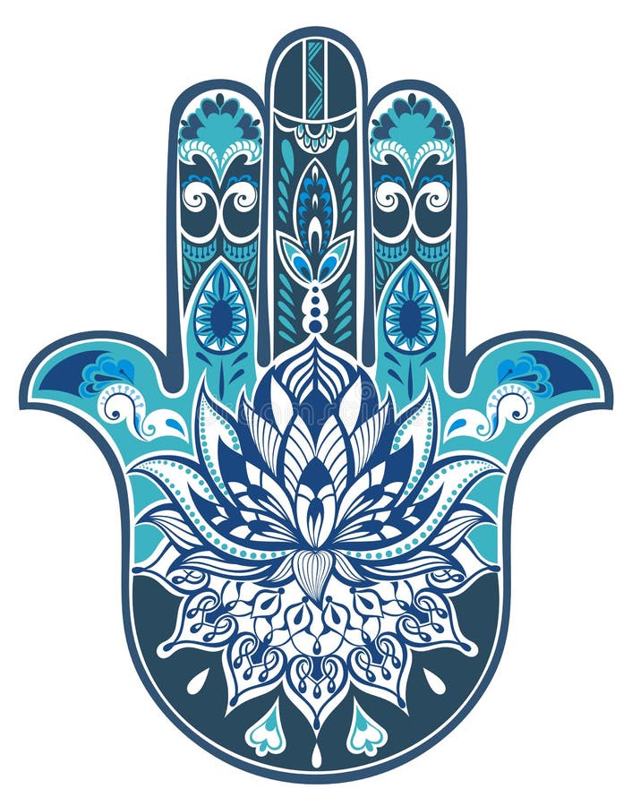 Hamsa design stock vector. Illustration of luck, design - 65991248