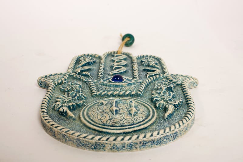 Hamsa hand amulet stock image. Image of judaica, amulet - 9063663