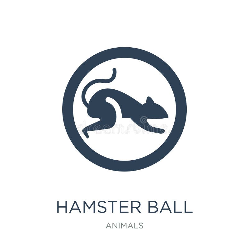 Hamster Ball Icon in Trendy Design Style. Hamster Ball Icon Isolated on ...